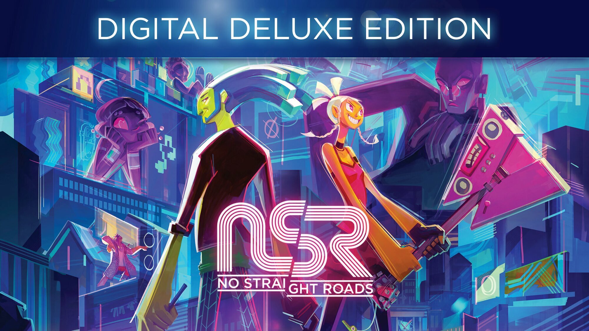NO STRAIGHT ROADS Digital Deluxe Edition для Sony PlayStation | PS4 и PS5 на русском языке | Игра навсегда | Быстрая доставка (Турция)