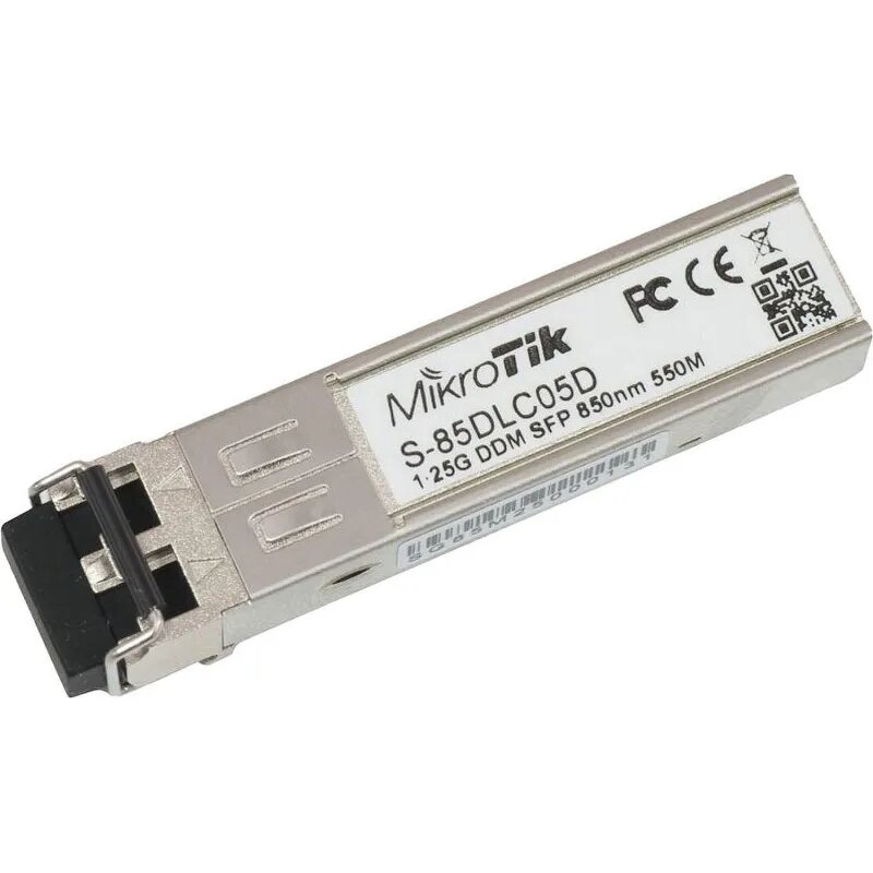 Трансивер MikroTik SFP (S-85DLC05D) 1.25G MM 550m 850nm Dual LC-connector 2088961