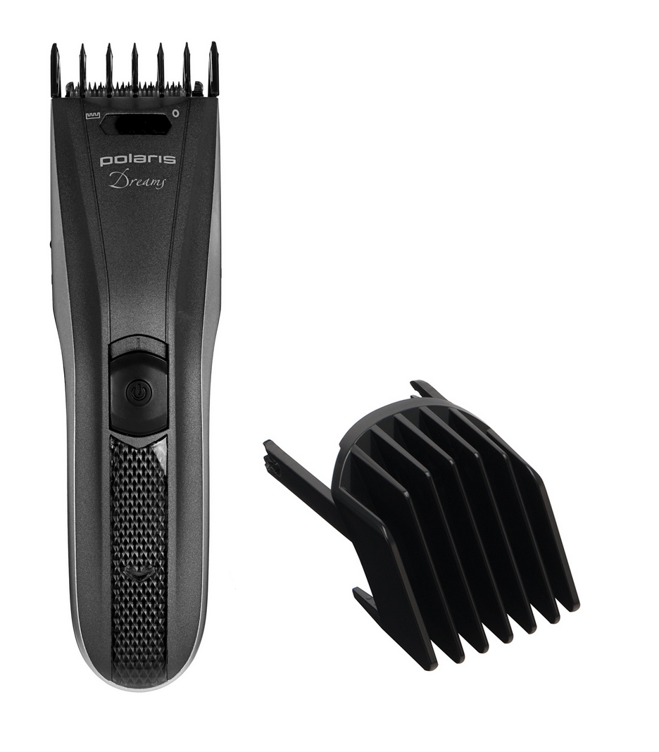 Машинка для стрижки волос Polaris PHC 0512RC, нержавеющая сталь, 11 установок длины