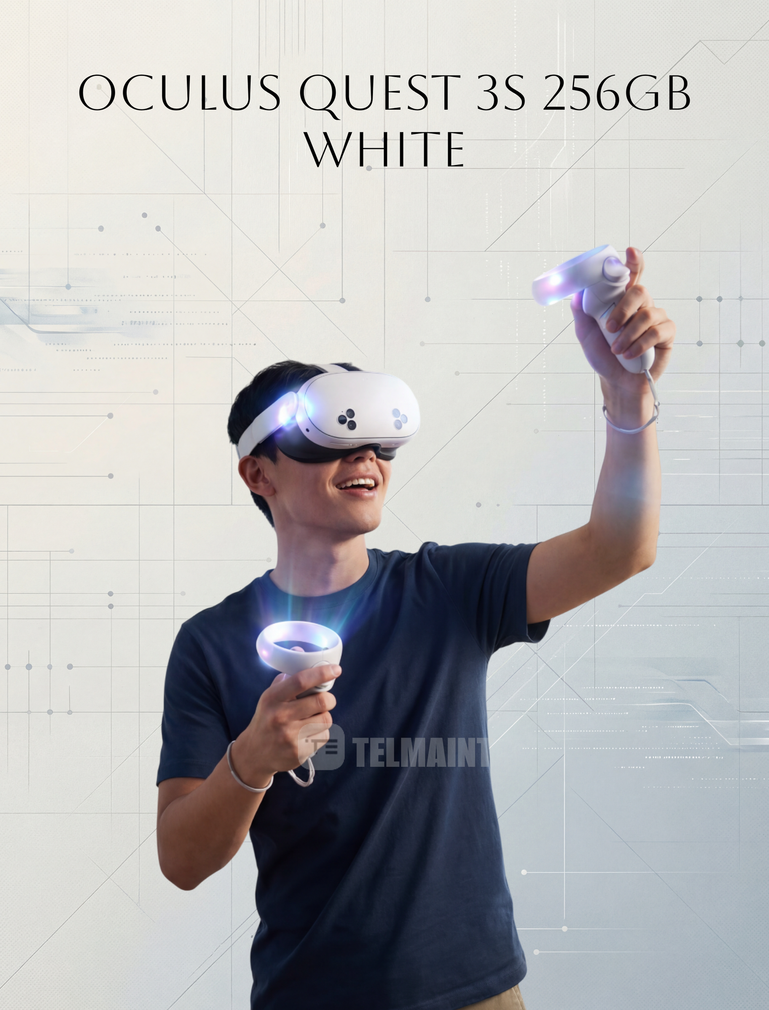 Шлем виртуальной реальности Oculus Quest 3S, 256 ГБ (VR шлем), White | Белый