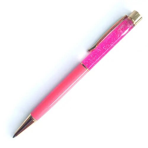 Розовая шариковая ручка Hopk, Pink, металлическая