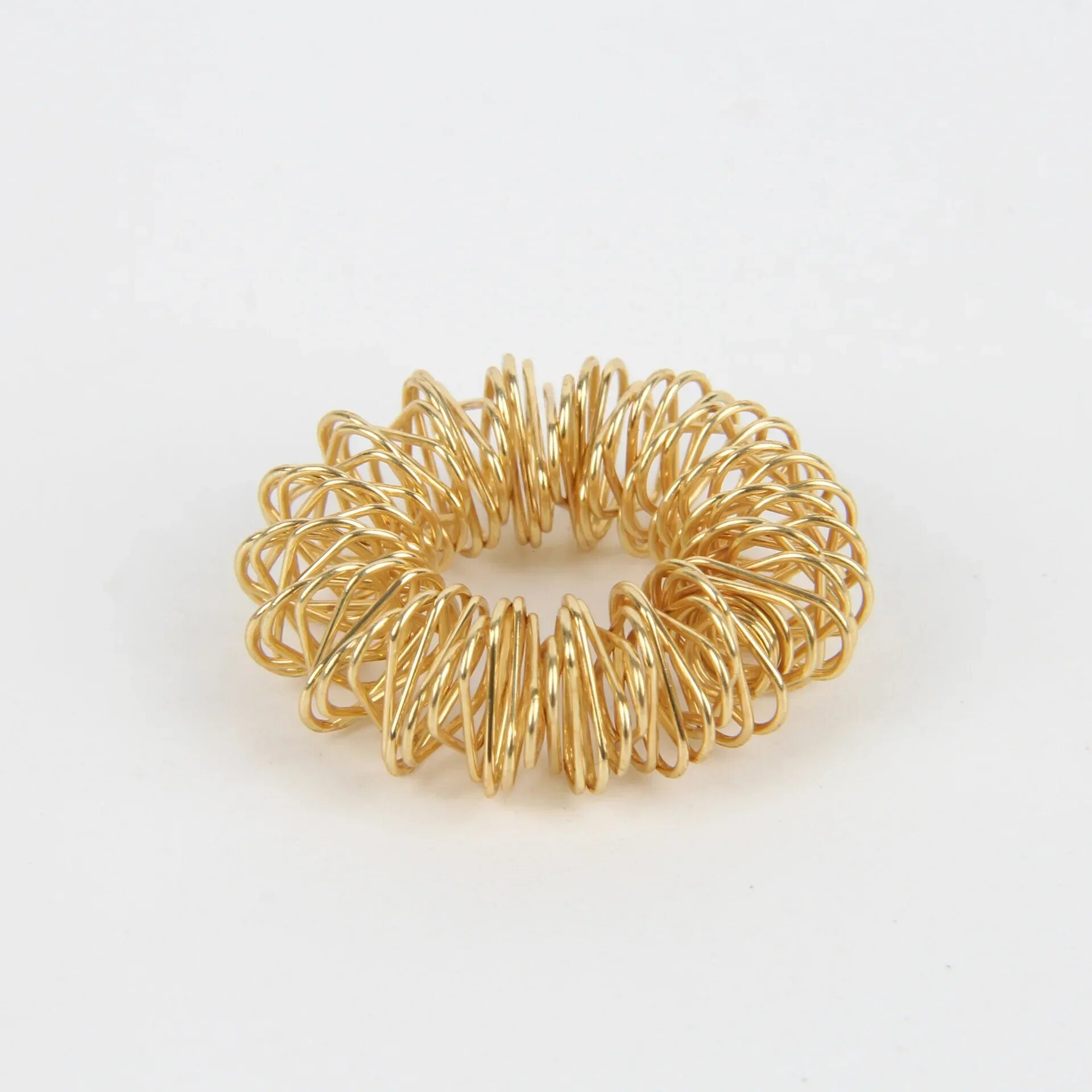 Массажное кольцо для пальцев, золотое, Gold-10pcs