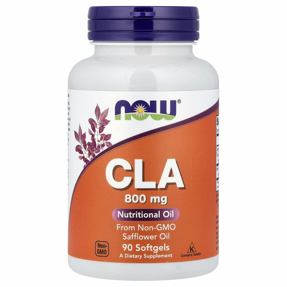 NOW Foods, CLA, 90 мягких таблеток