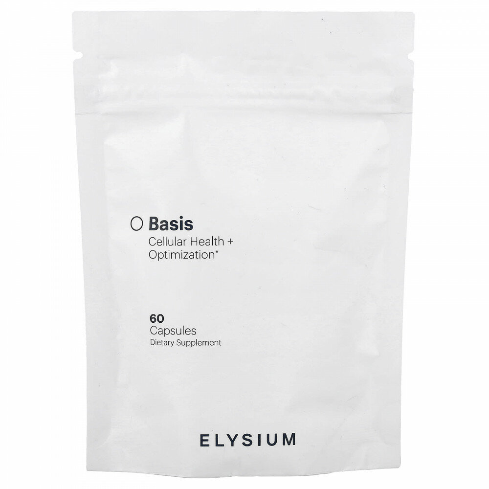 Elysium, Basic, здоровье клеток и оптимизация, 60 капсул