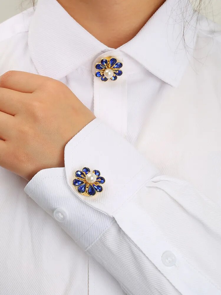 Накладки декоративные клипсы для пуговиц, простая в установке крышка для пуговиц, запонки для одежды, 2 шт