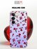 Чехол на Realme C85 / Реалми C85 с принтом Паттерн красные розы