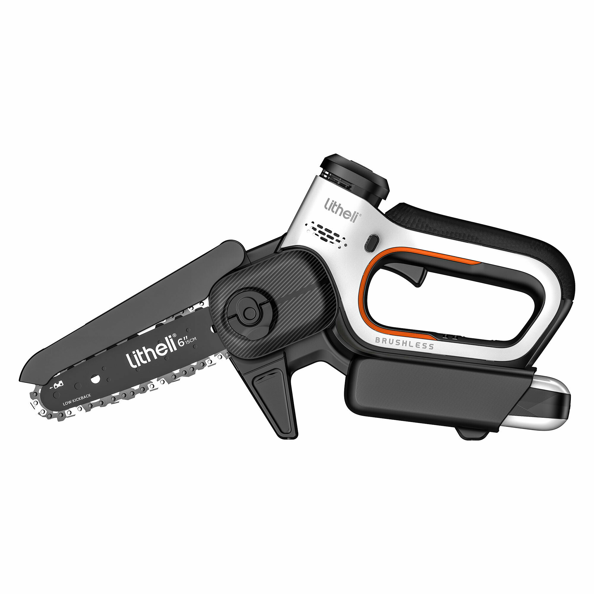 Аккумуляторная мини-пила Litheli, цепная, садовая, с аккумулятором 2 А/ч (U20MC00-0U120)