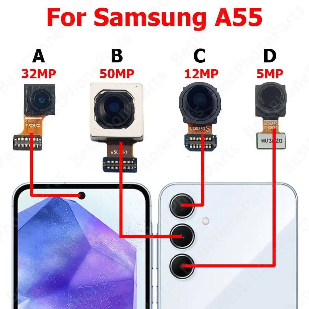 Задняя/передняя камера Samsung A55 5G Camera C