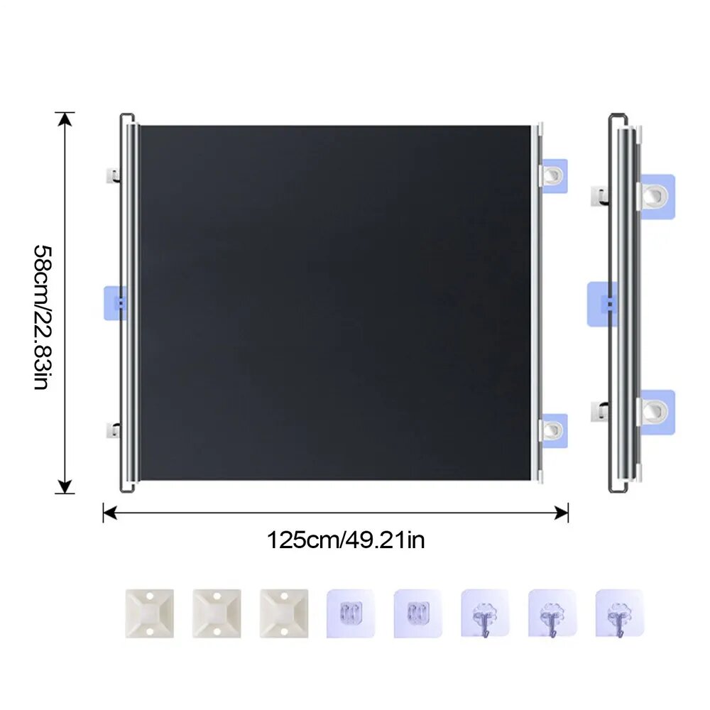 Сетка-барьер для животных, перегородка собак 125*58 см дома, Раздвижной барьер безопасности детей и животных/ ограничитель на лестницу дверные проёмы
