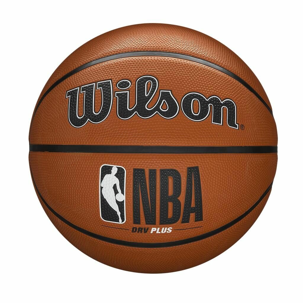 Баскетбольный мяч Wilson NBA DRV Plus, Decathlon, Цвет: Коричневый, Размер: 5