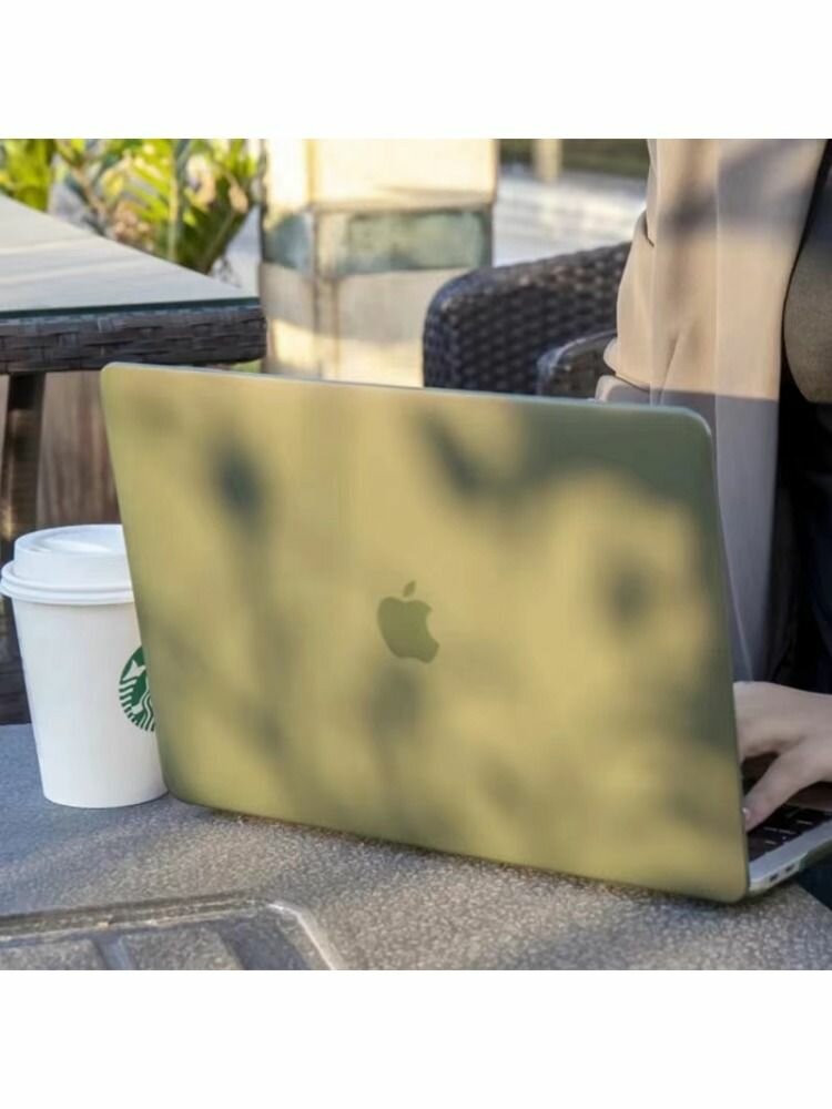 Чехол для Macbook Air 13 M1 / макбук air 13.3' 2020 2019 2018 ультратонкий Сверхлегкий матовый прозрачный Прочная пластиковая защитная крышка из