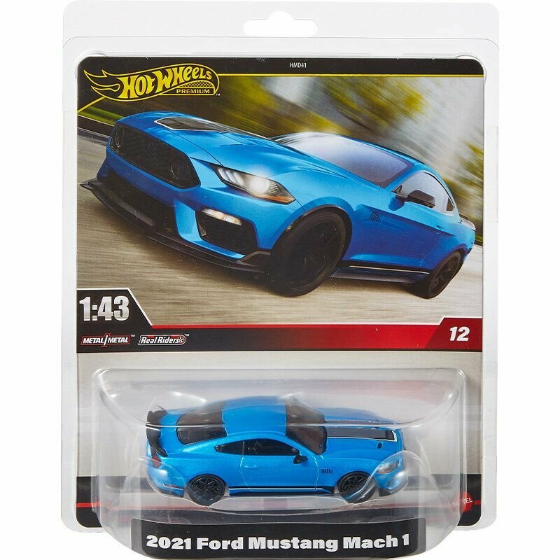 Hot Wheels 1:43, литой автомобиль, культурная серия(2021 FORD MUSTANG MACH)