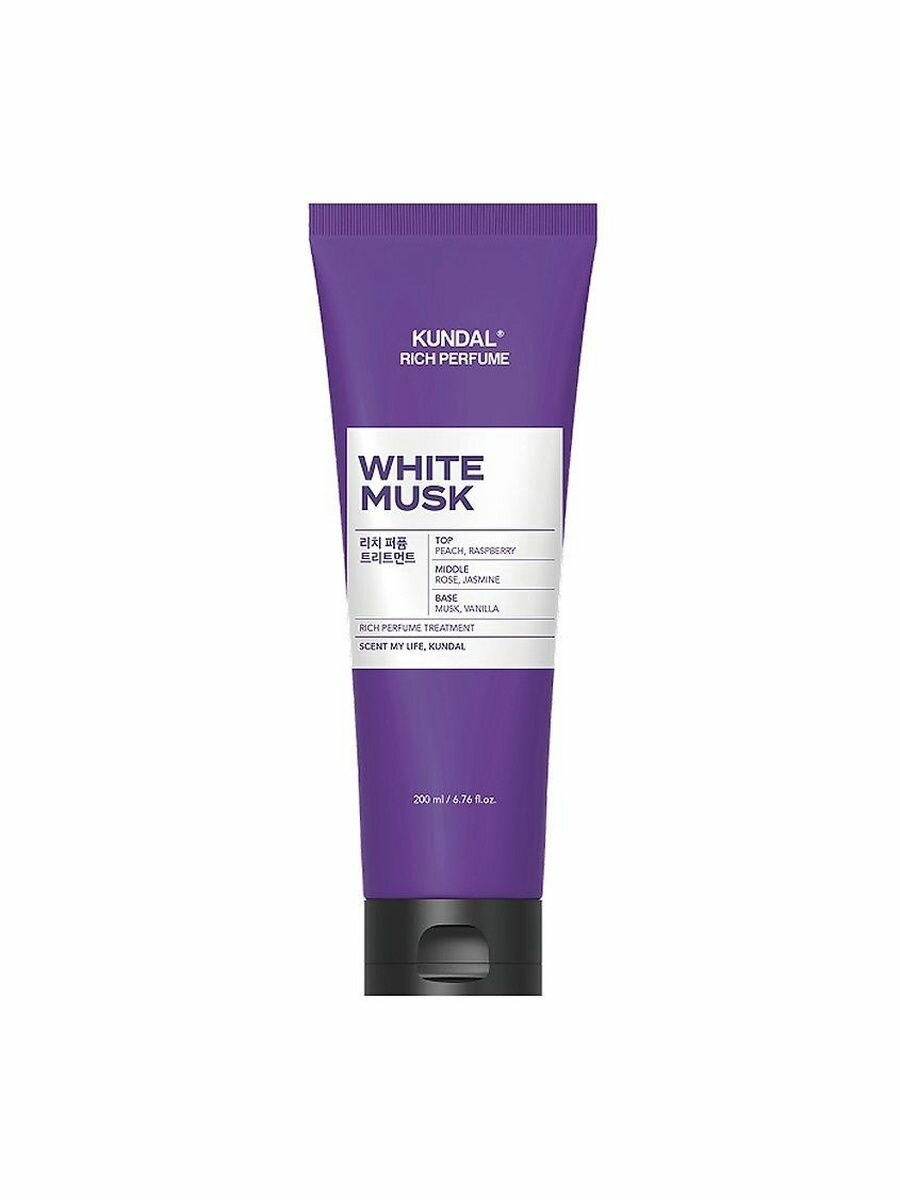 KUNDAL Кондиционер для волос Белый мускус White Musk Rich Perfume Treatment, 200 мл