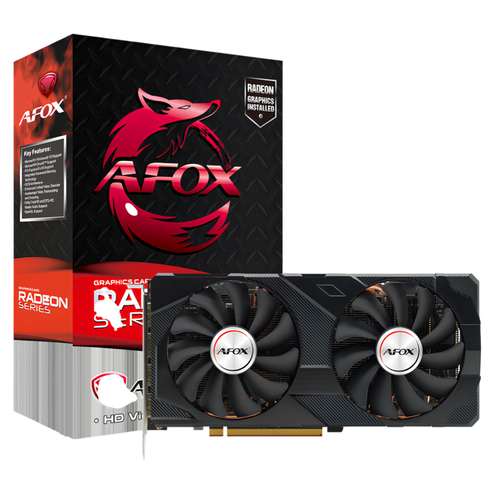 Видеокарта Afox RX5700XT 8GB GDDR6 256bit 3xDP HDMI 2FAN RTL