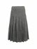 Юбка MSGM Pleated skirt, размер 10 лет, серый