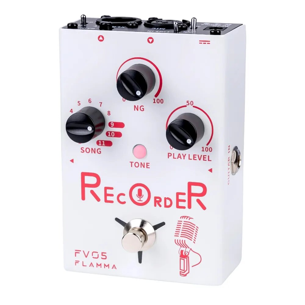 Flamma FV05 Recorder процессор вокальных эффектов, способный записать 70 минут вокальных эффектов реверберации гитары