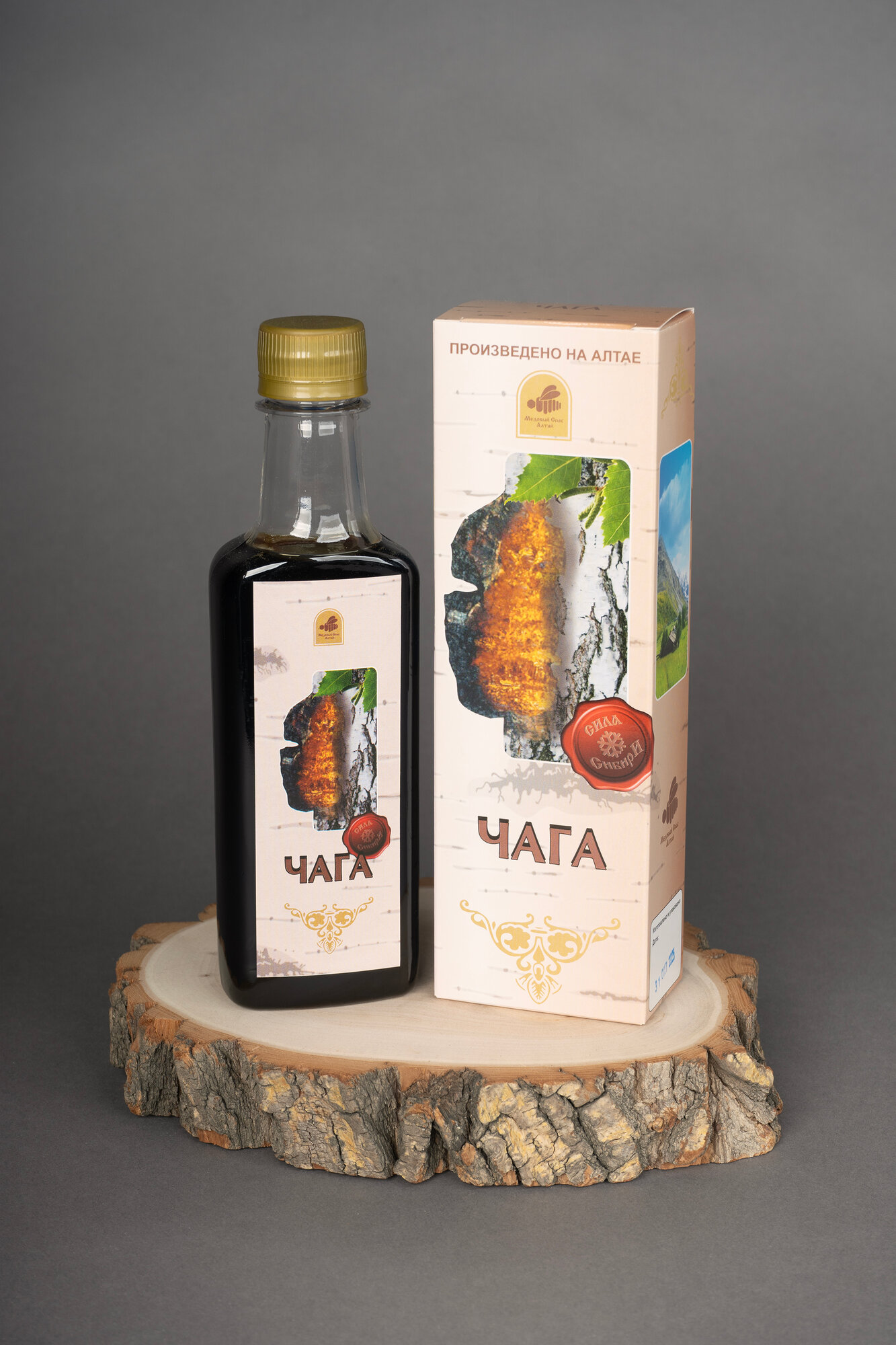 Бальзам Медовый Спас "Алтай" "Чага", общеукрепляющий, для желудка, 250 мл