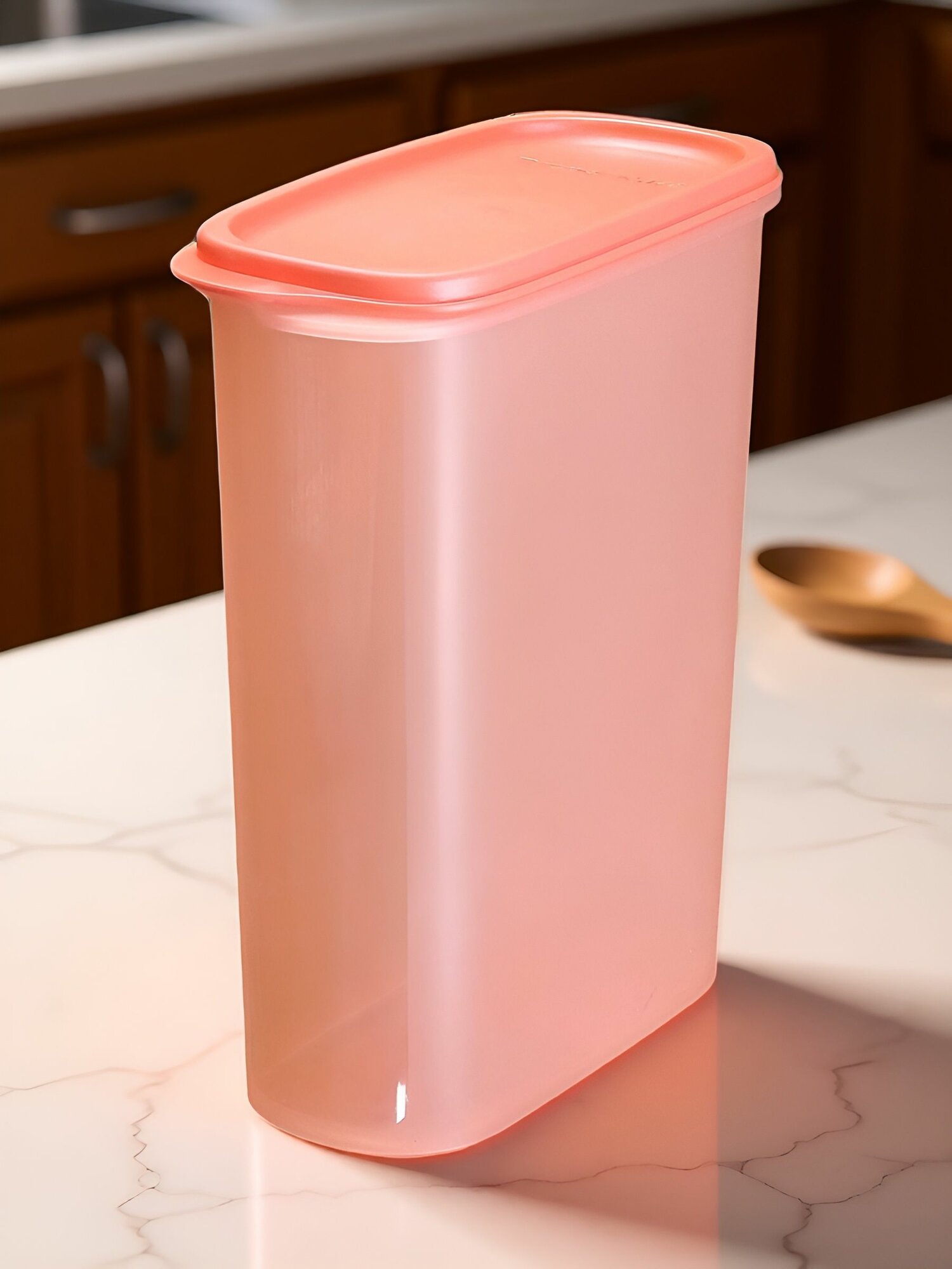 TUPPERWARE Контейнер "Организатор" объемом 2,3 литра кораллового цвета
