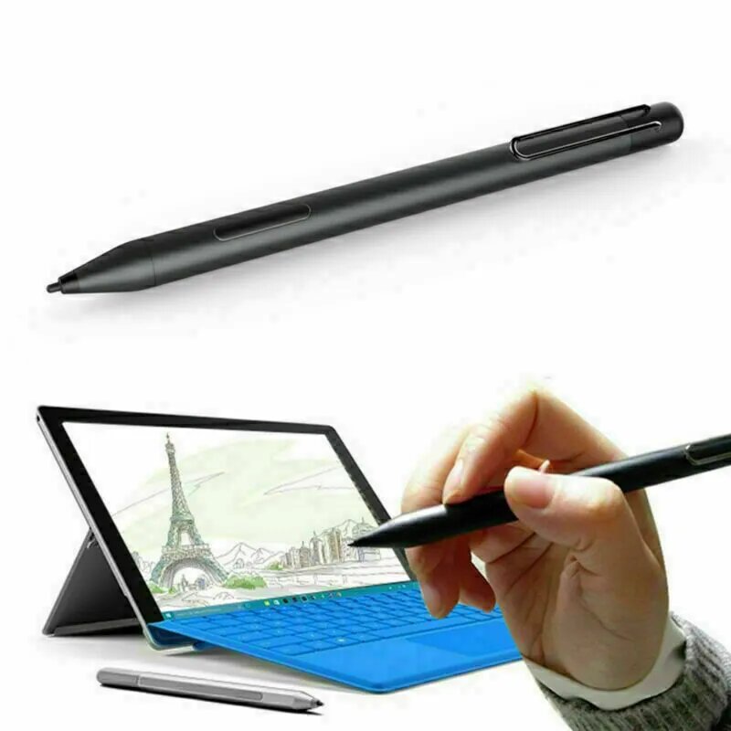 Стилус для Microsoft Surface Pro X/7/6/Go 2/7+/Go - черный, 1 шт. для работы на планшете с чувствительностью 4096 — фото 1