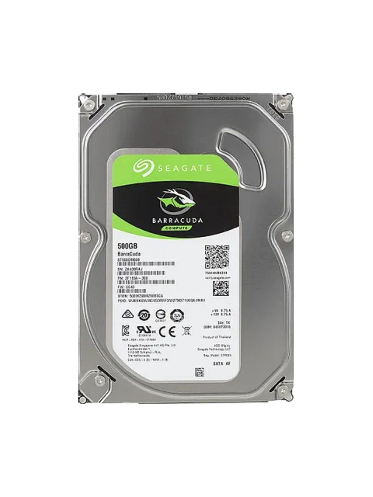 500Gb Seagate Barracuda (ST500DM009) {SATA 6 Гбит/с, 7200 rpm, 32mb buffer}