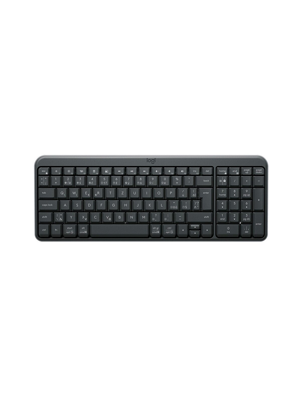 920-013452 Logitech Клавиатура K250 Graphite Wireless оригинальная заводская гравировка RU/LAT
