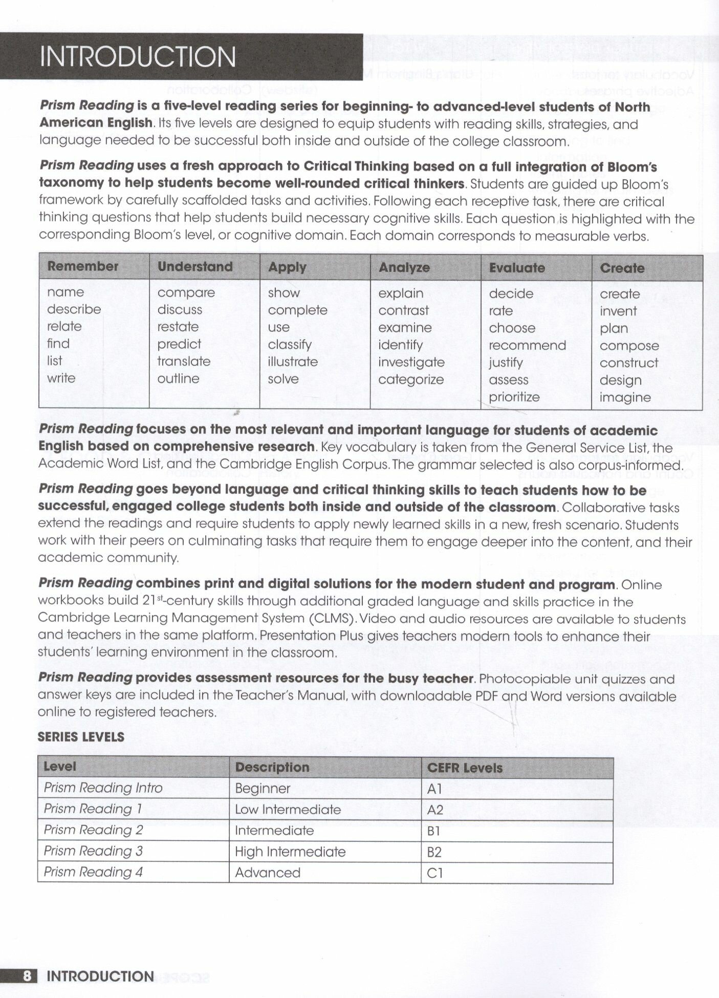 Prism Reading. Intro. Teacher's Manual — фото 1