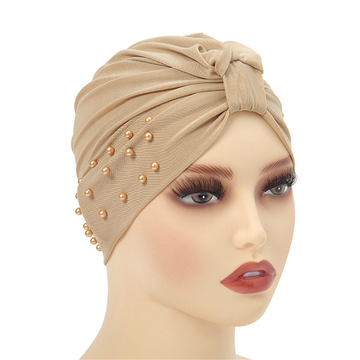 DIY Тюрбан Женский Крест Индия Базовый Кристалл Лен