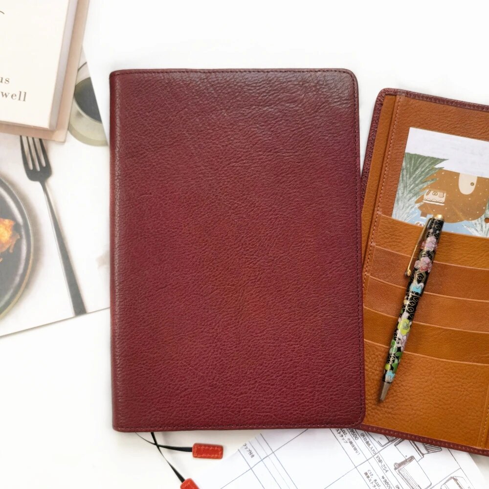 Кожаный чехол для блокнота Hobonichi Cousin A5 JILLARGEAN brown