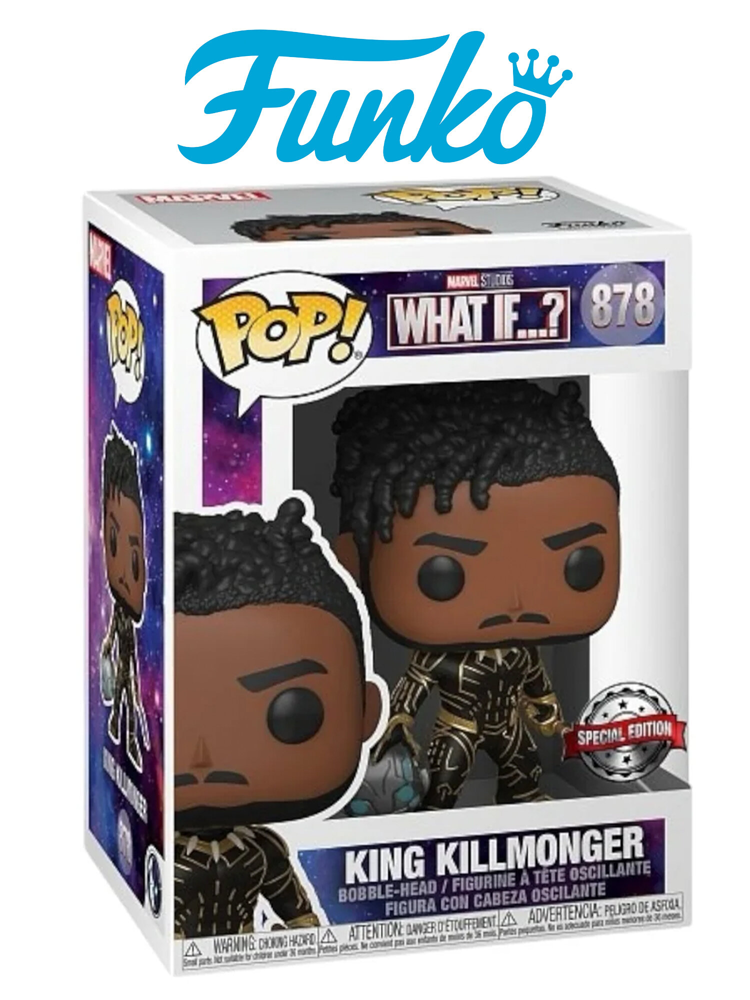 Фигурка Funko POP! King Killmonger (878) Marvel What If ?