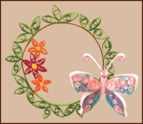 Набор для квиллинга КВ-005 Лесная поляна, плетение из полосок