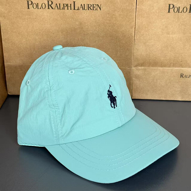 Новая детская бейсболка Polo Pony с защитой от солнца, легкая, быстросохнущая, для девочек, летняя кепка, простой стиль для мальчиков.