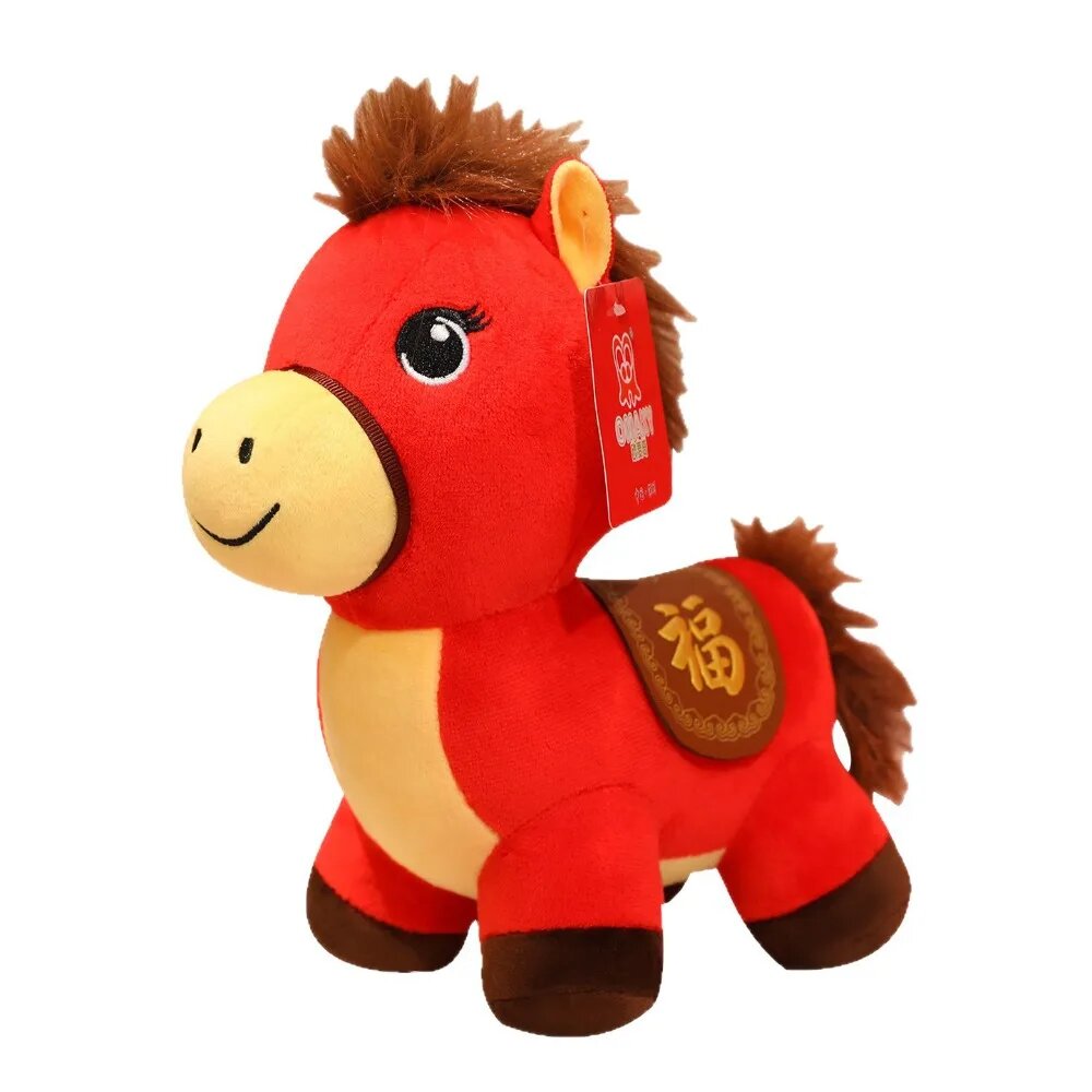 Мягкая игрушка лошадка Red Original, 20 см