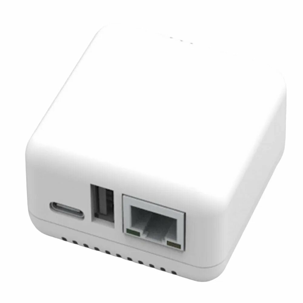 1PCS NP330 сетевой USB 2.0 сервер печати USB2.0 мини-принтер 100 Мбит/с RJ45 соединение для телефонов Android EU Plug