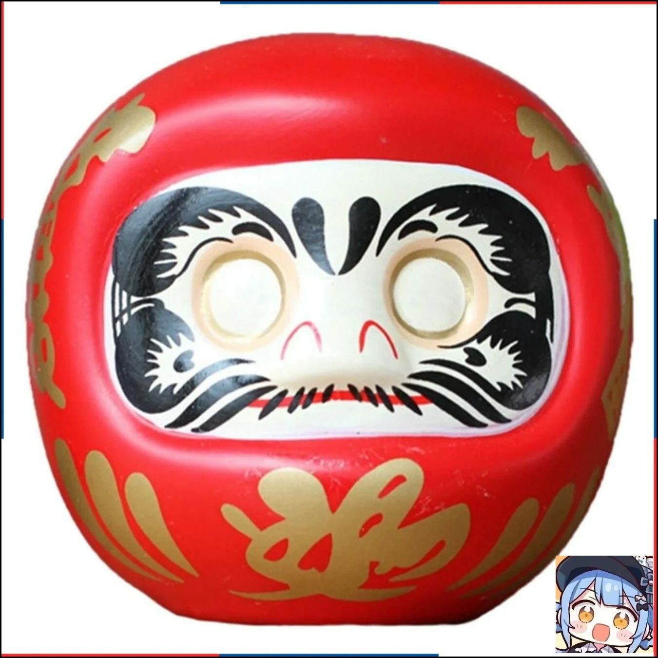 Японская керамическая кукла Дарума Lucky Cat Fortune 10x10x1