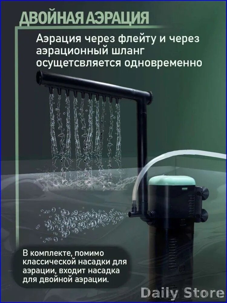Фильтр внутренний Aqua Reef AF PRO 700 для аквариума 50-100 л, 700 л/ч, 8 Вт — фото 1