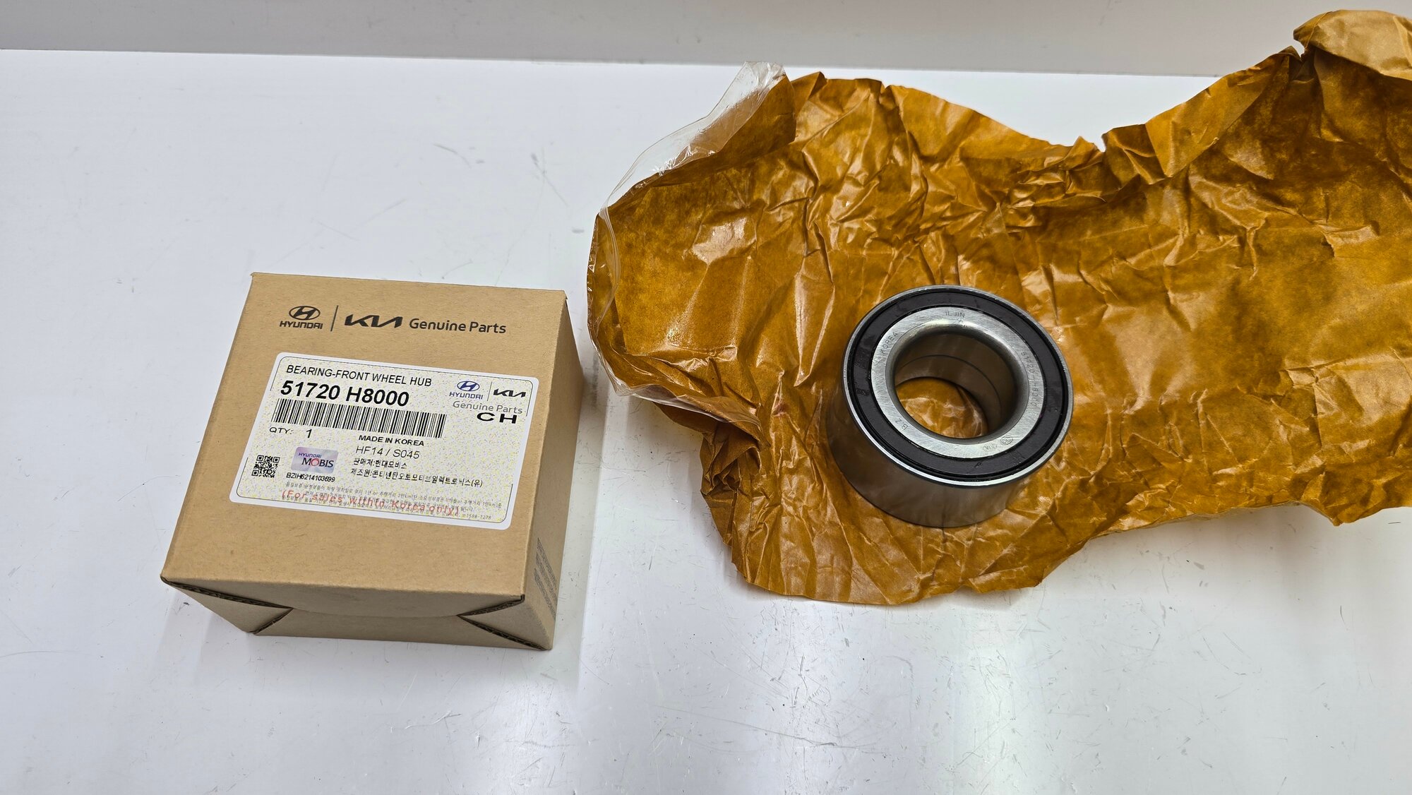 Подшипник ступицы передней Солярис 2017-2022, Рио 2017-2022