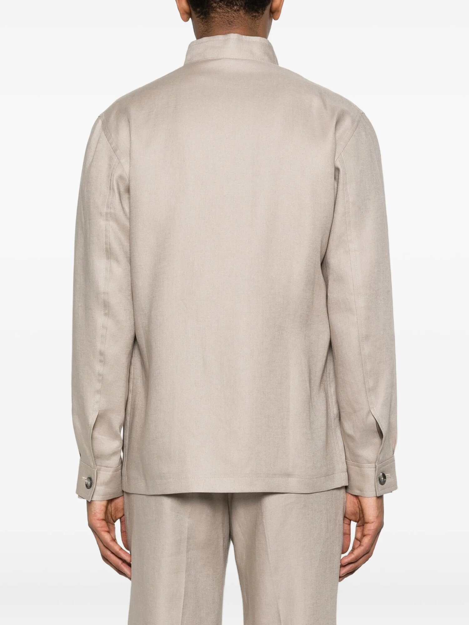 Куртка Tagliatore Button-up patch-pocket shirt jacket, размер 50, разноцветный — фото 1