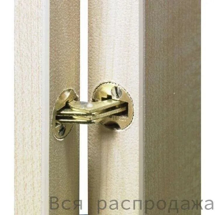 Ломберная петля для откидных столов, 3 штуки, 14 мм, латунь, золотистый — фото 1