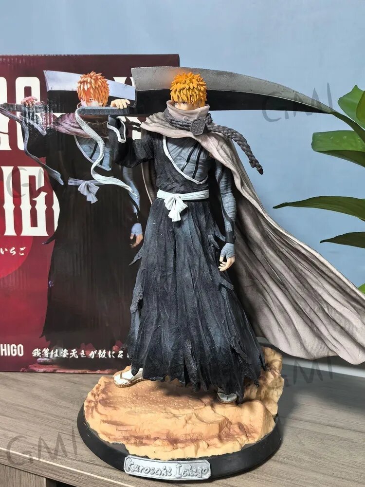 Аниме фигурка Блич/Bleach, Итиго Куросаки(Качественная раскраска, H35CM)