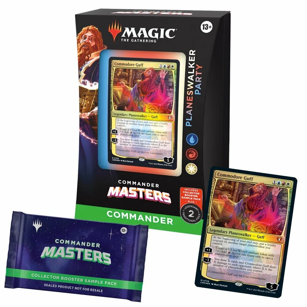 Magic: The Gathering Commander Masters Commander Deck - Planeswalker Party (Английский)