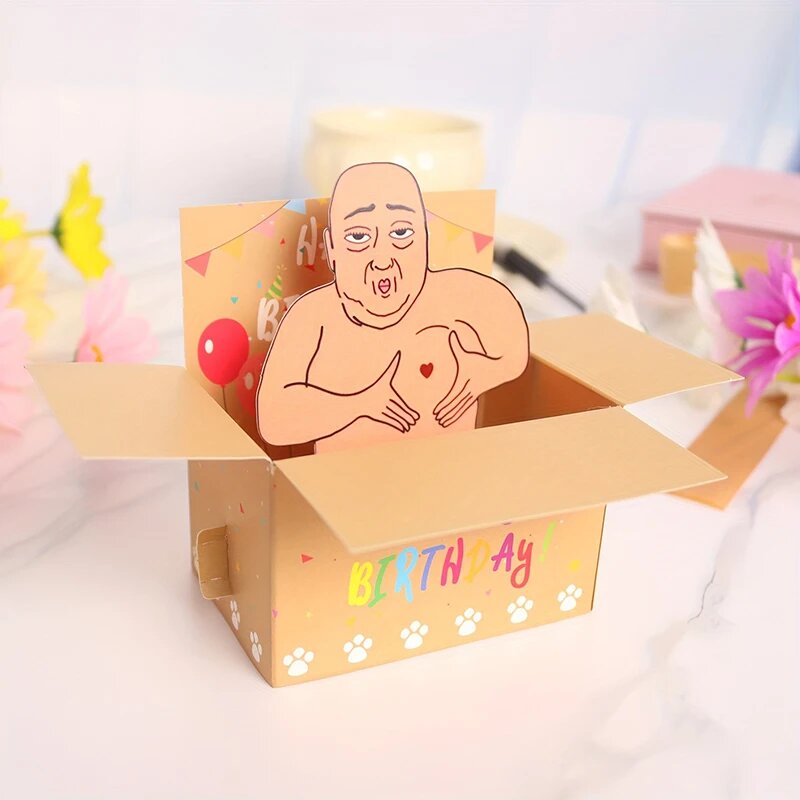 3D открытка-сюрприз на день рождения 1pc