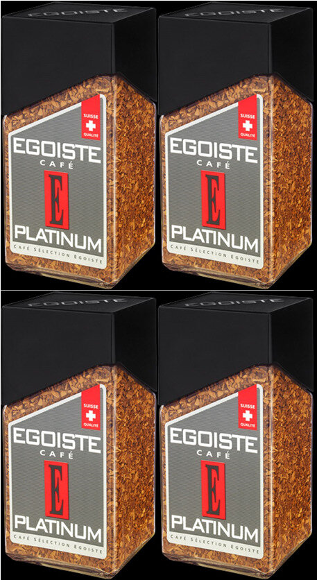 Кофе растворимый Egoiste Platinum 100 гр / 4 банки