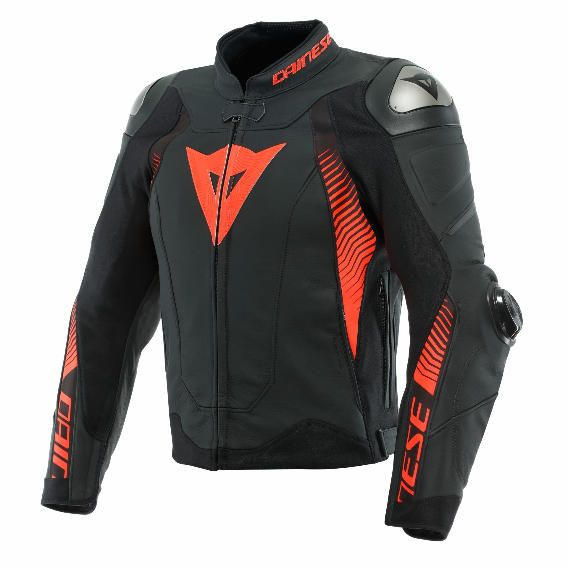 Мотокуртка Кожаная Мужская Dainese Super speed 4 Black/Red, 52