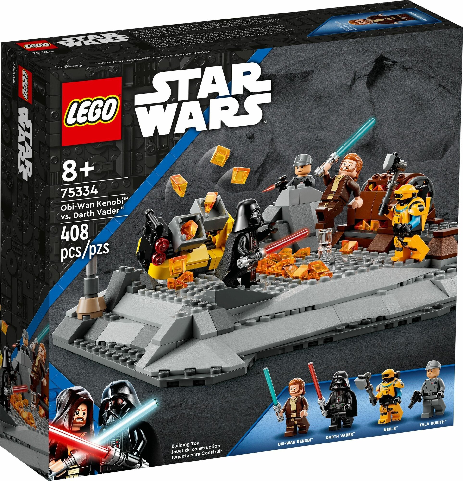 Конструктор LEGO Star Wars 75334 ОбиВан Кеноби против Дарта Вейдера