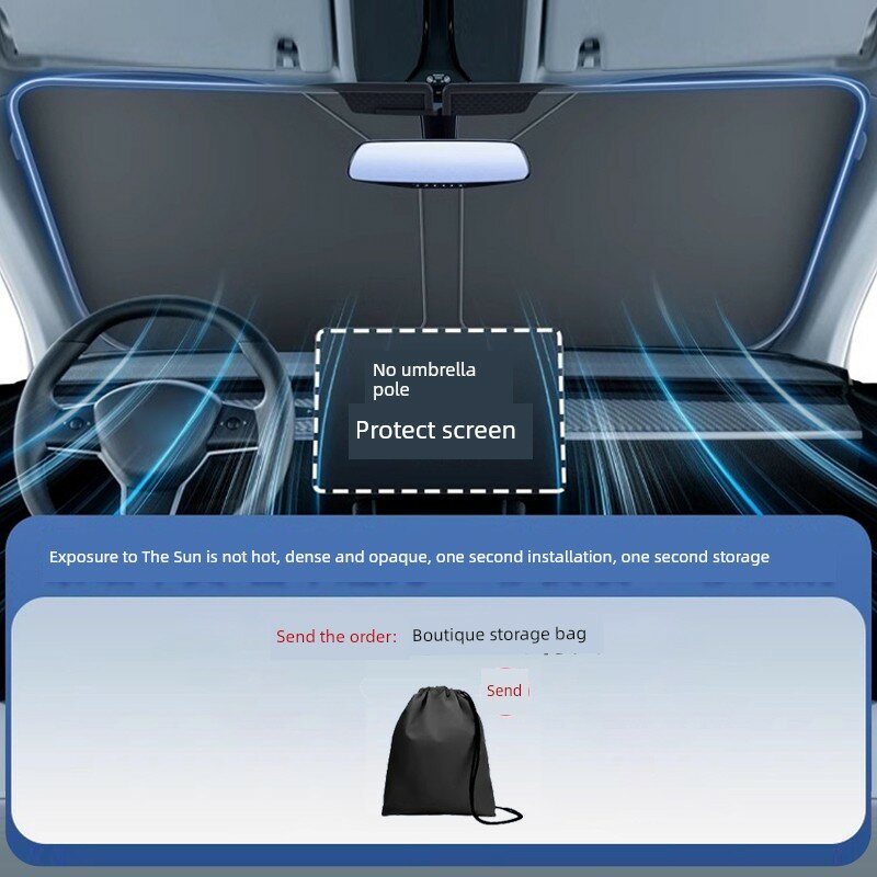 Солнцезащитный козырек для Dongfeng Nano BOX, нано-изолированный титаново-серебристый, оригинальная форма, в комплекте