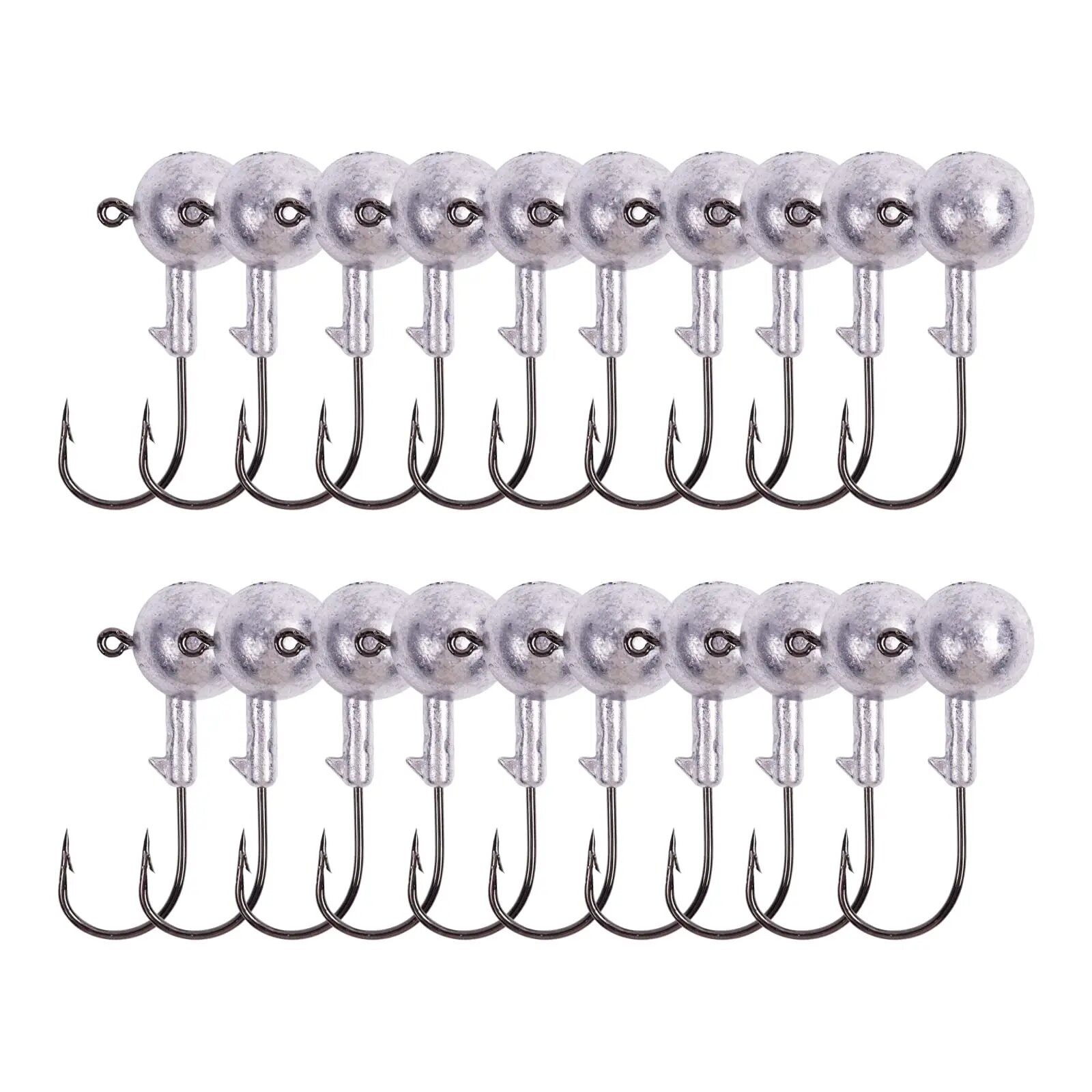 Goture 20 шт. джиг-головок неокрашенные с крючком 1-22 г