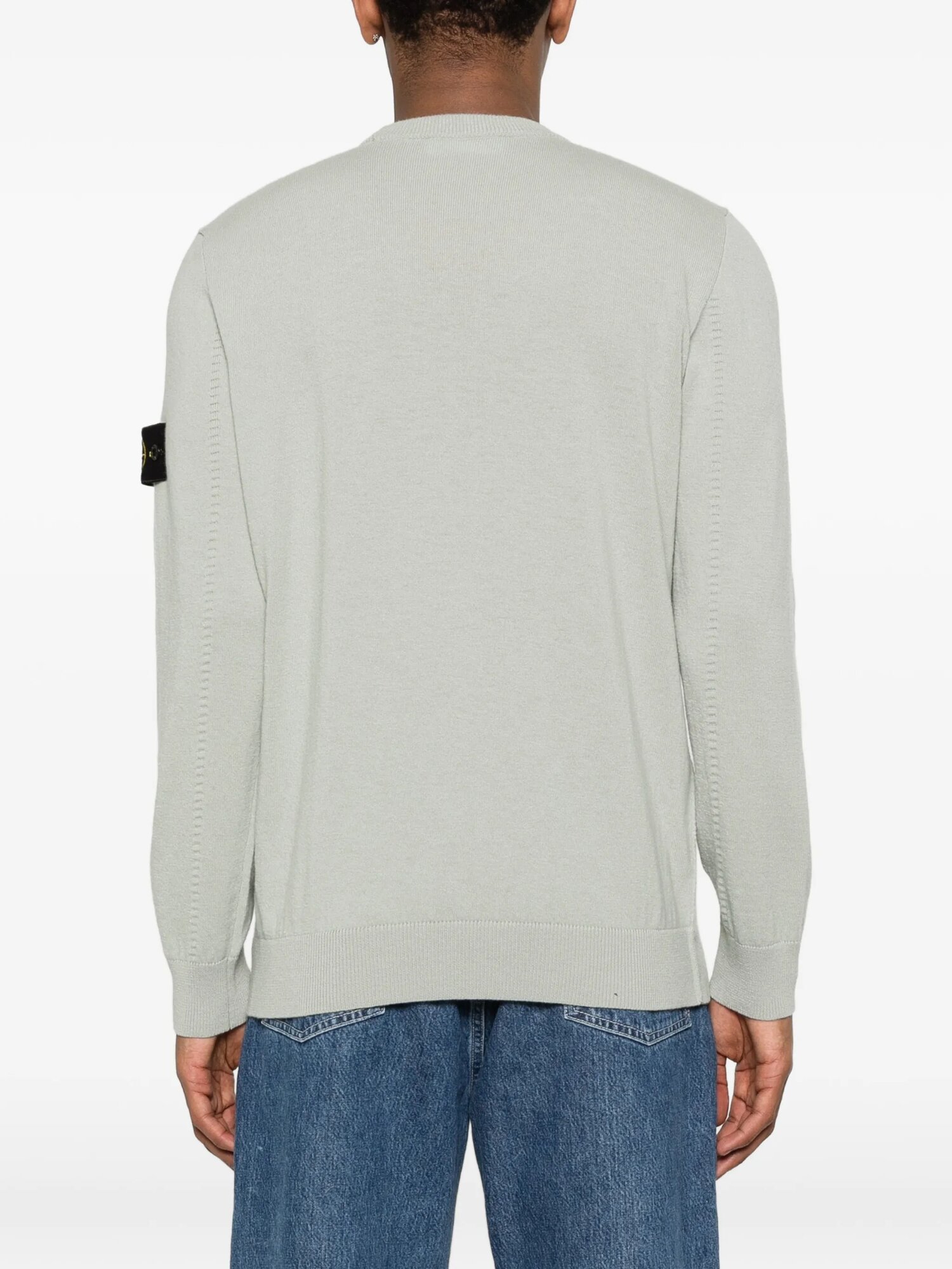 Свитер Stone Island Logo-patch sweater, размер XL, , серый — фото 1