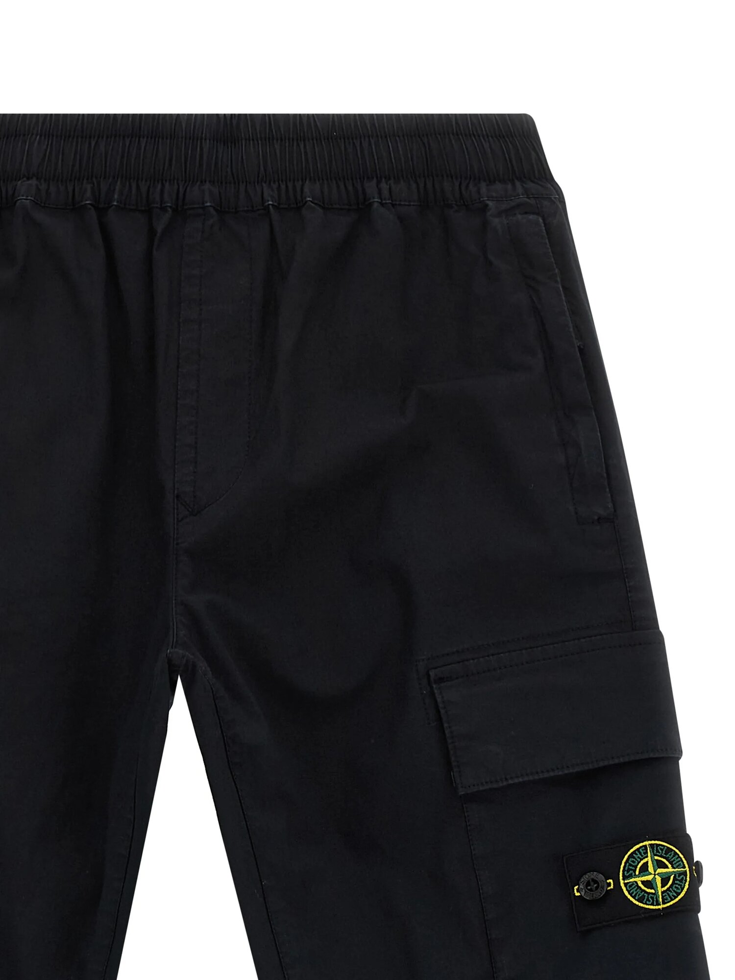 Брюки Stone Island Logo-patch cargo pants, размер 8 лет, синий — фото 1