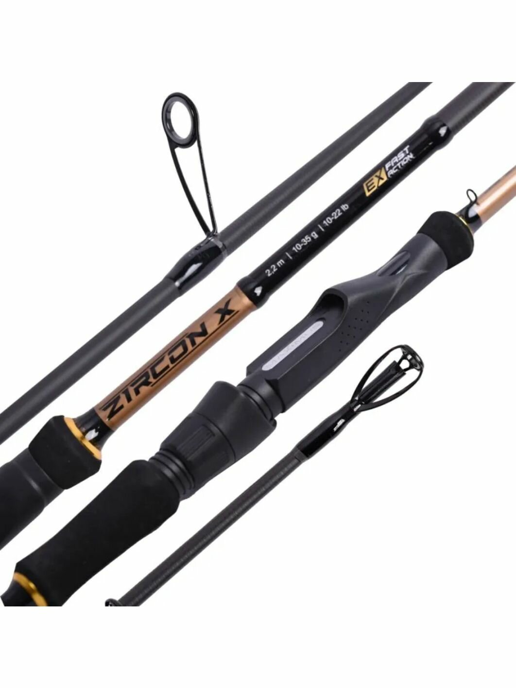 Удилище спиннинговое Maximus ZIRCON-X JIG 22M длина 2.2 м тест 10-35 гр