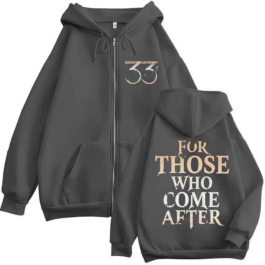 Черная флисовая куртка "For Those Who Come After" XL